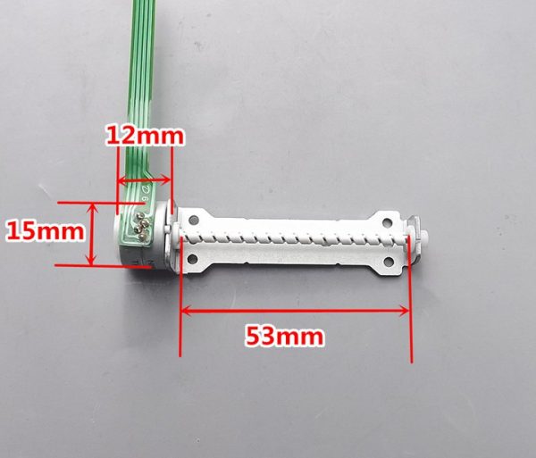Miniature Two-Phase Four-Wire 15MM Stepper Motor With Long Screw ...