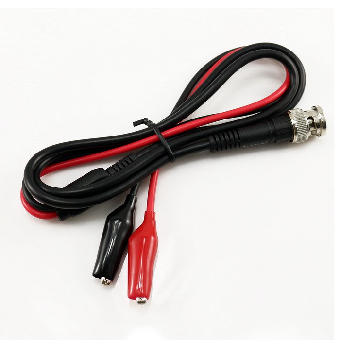 Oscilloscope CRO Test Probes BNC to Dual Alligator Clips Test Lead Set ...