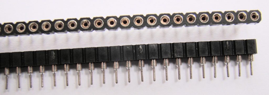 PCB Panel Female IC Breakable 2.54mm Single Row Round Header Socket ...