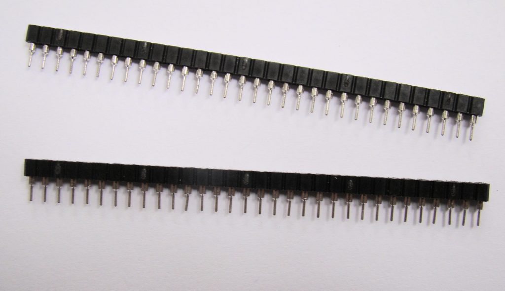 PCB Panel Female IC Breakable 2.54mm Single Row Round Header Socket ...