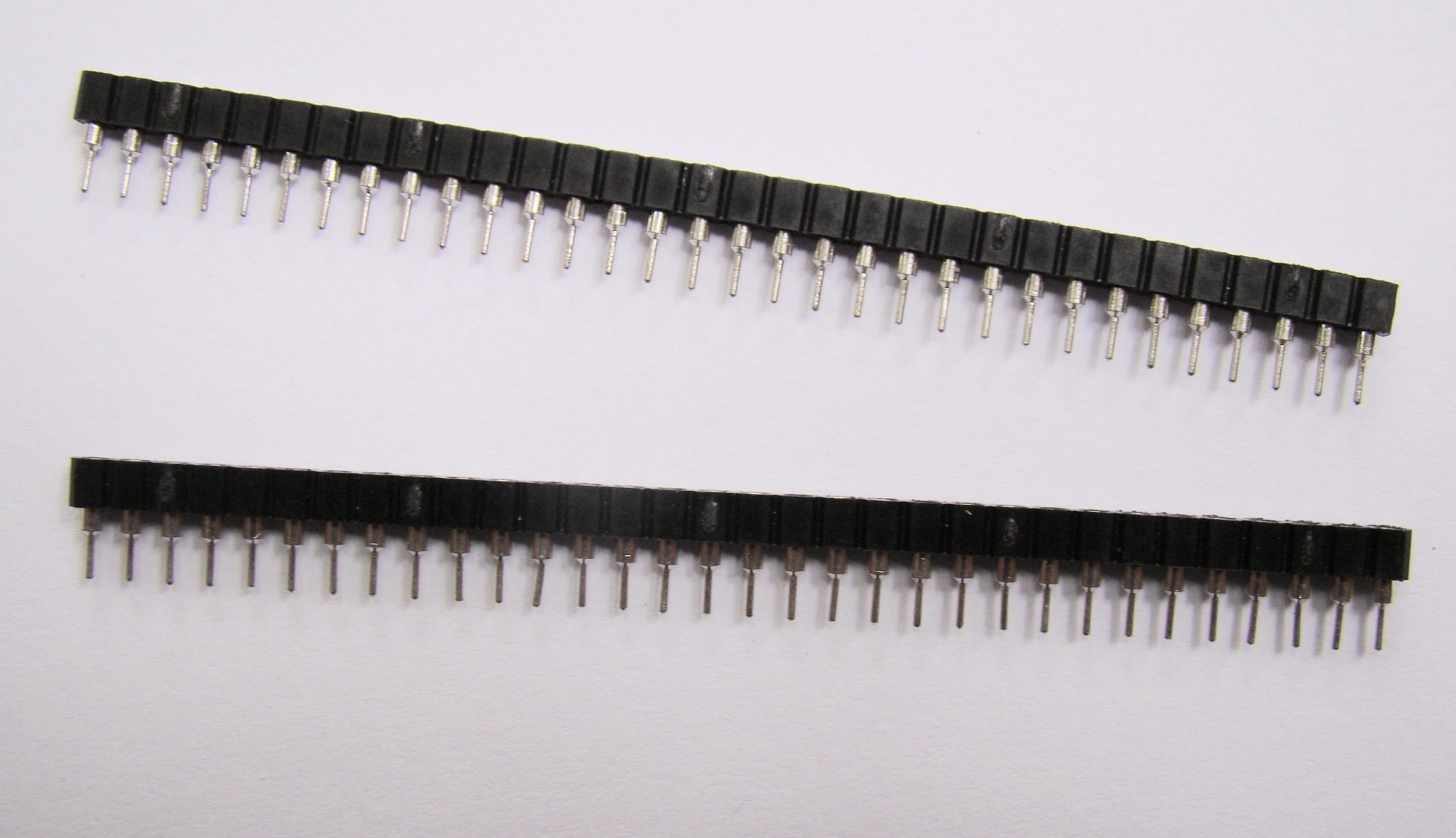 PCB Panel Female IC Breakable 2.54mm Single Row Round Header Socket ...