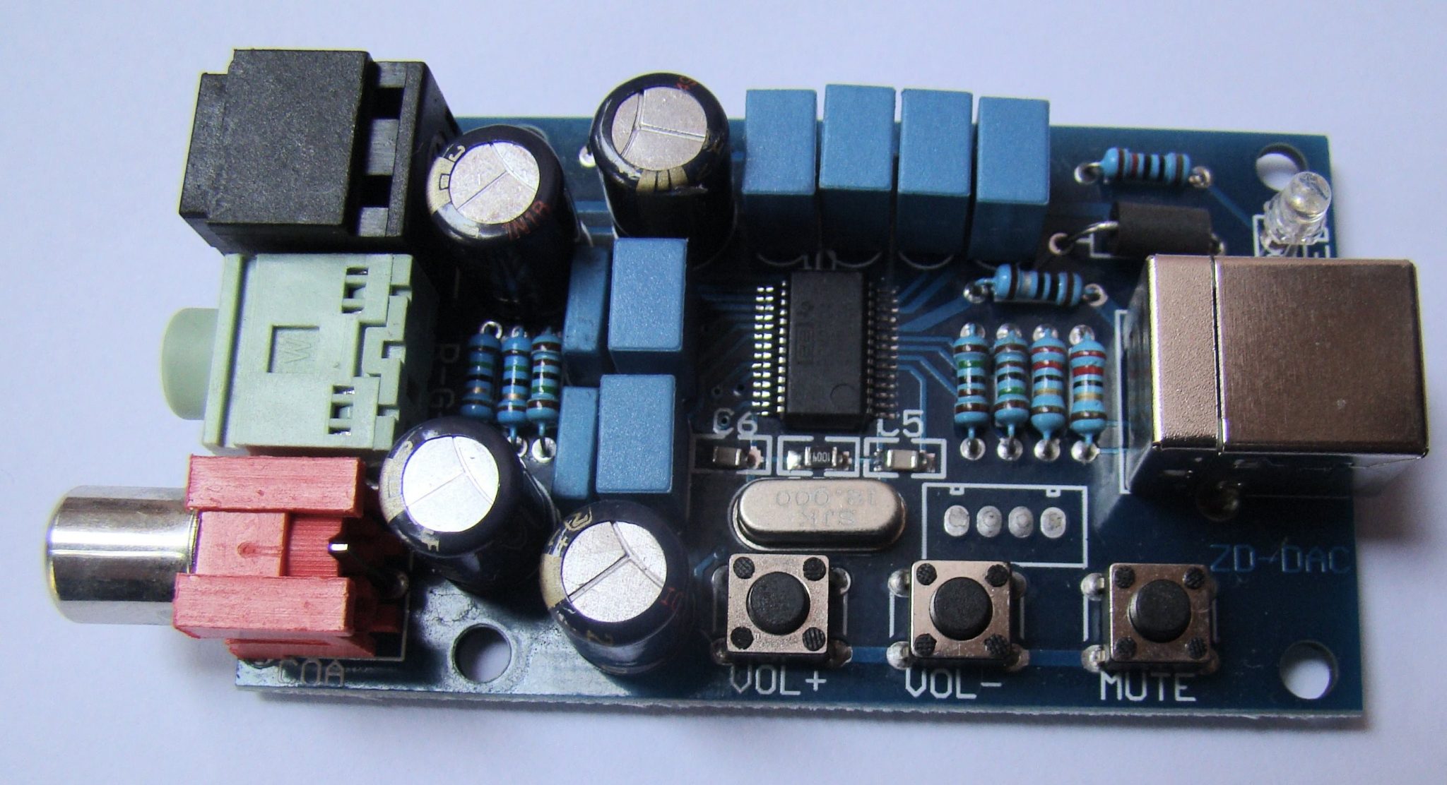 PCM2704 USB DAC Decoder Sound Card with Volume Control - Hacktronics