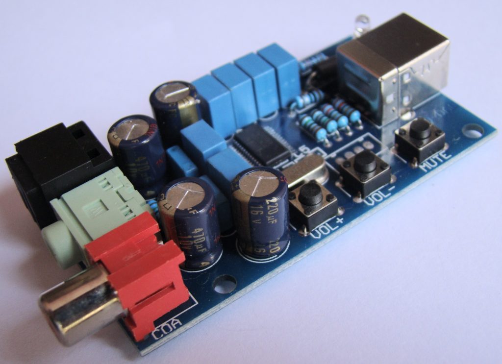 PCM2704 USB DAC Decoder Sound Card with Volume Control - Hacktronics