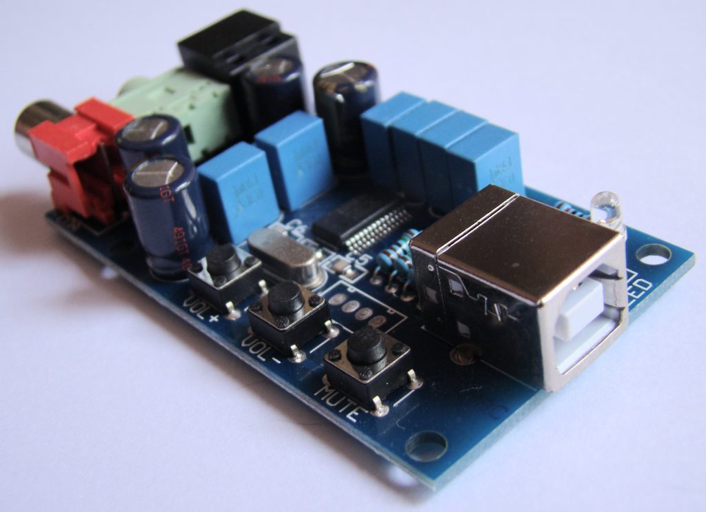 PCM2704 USB DAC Decoder Sound Card with Volume Control - Hacktronics