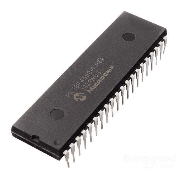 PIC18F4550 - 40 Pin DIP 8 Bit PIC Microcontroller - Hacktronics