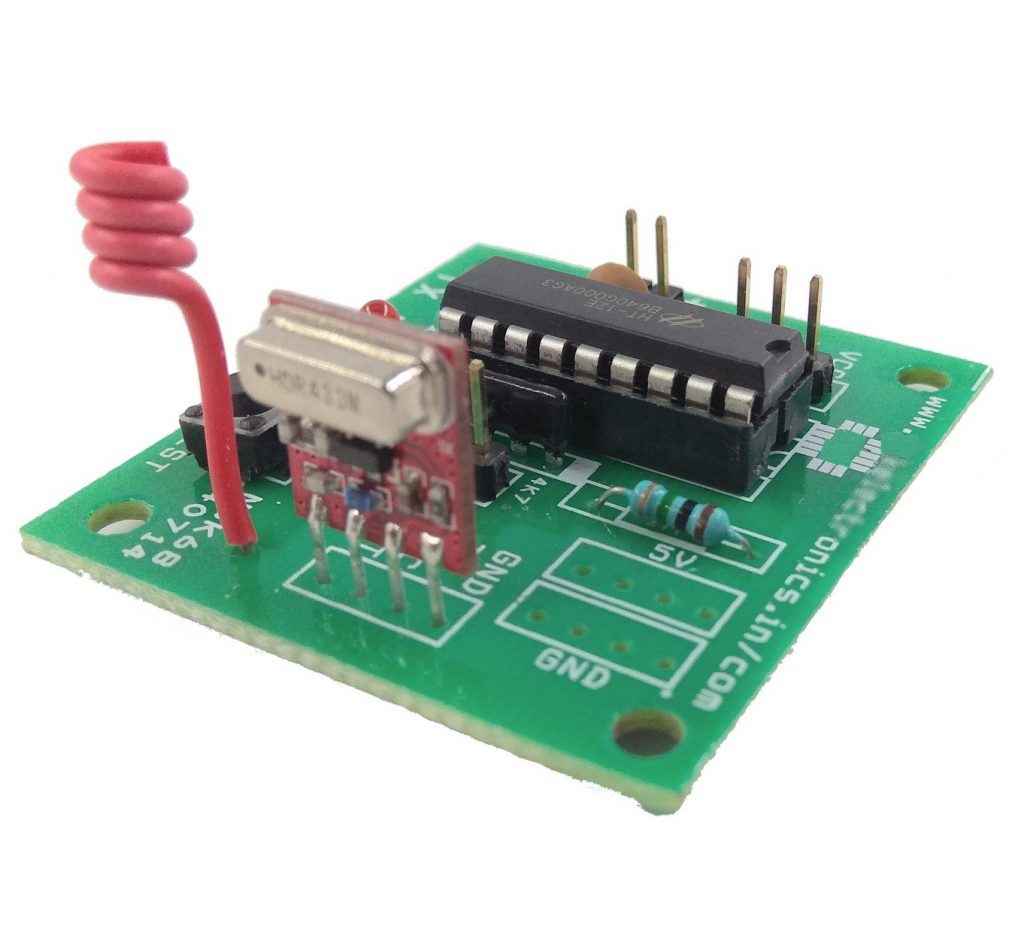 RF Encoder/Decoder Module with 433 MHz Transceiver - Hacktronics