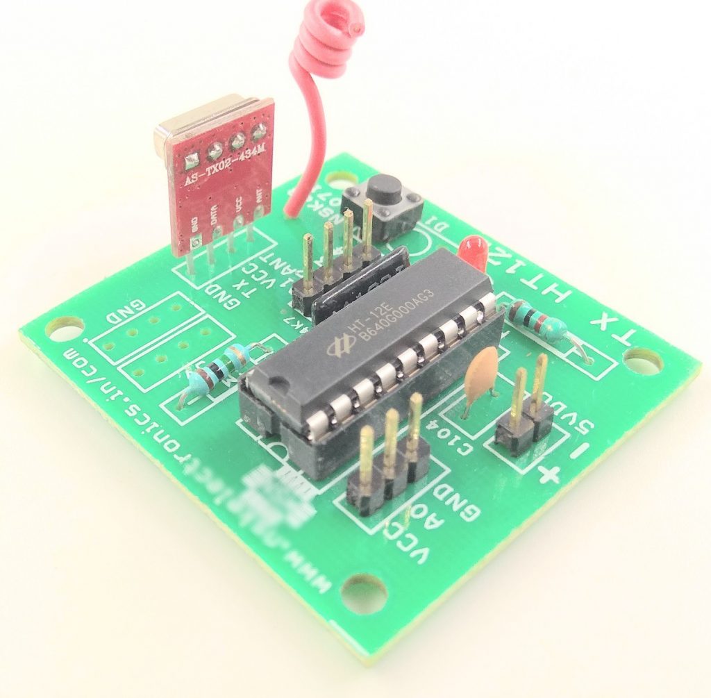 RF Encoder/Decoder Module with 433 MHz Transceiver - Hacktronics