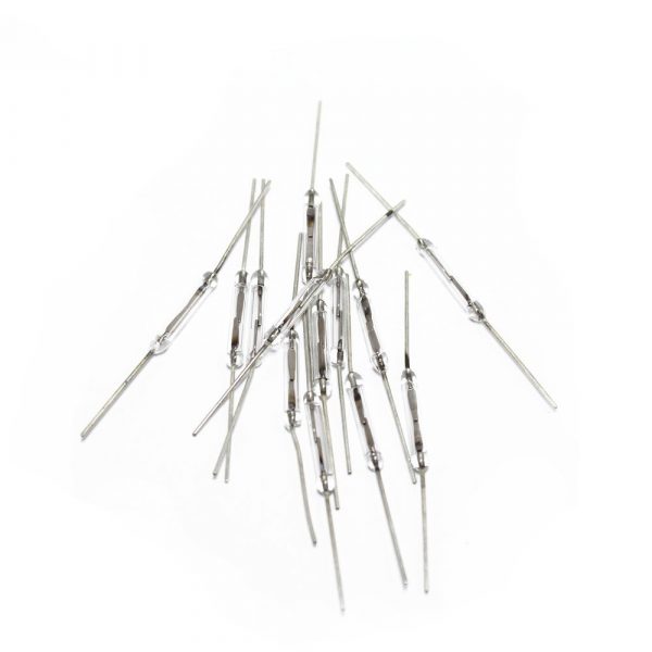 Reed Switch 2x14mm Normally Open Magnetic Switch White Transparent ...
