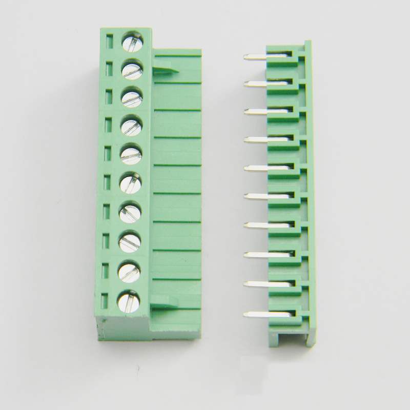 Right Angled KF-10P Plug-in Wiring Terminal 5.08MM Spacing 2EDG-10P ...