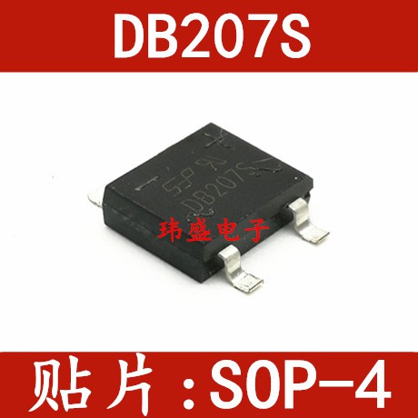 SEP Chip Bridge Rectifier DB207S SOP4 2A 1000V - Hacktronics