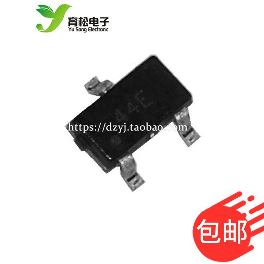 SMD 44E SOT23 Hall Element A3144E Sensor Unipolar HAL3144E Switch Type ...