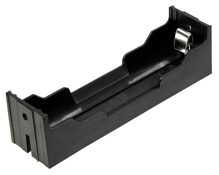 Single Cell 18650 Battery Holder Case Box Leads Pins PCB Board Mount ...