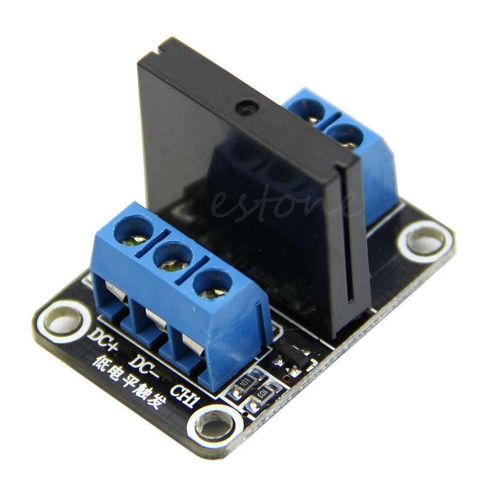 Single Channel 5V Low Level Solid State Relay Module With Fuse Solid ...