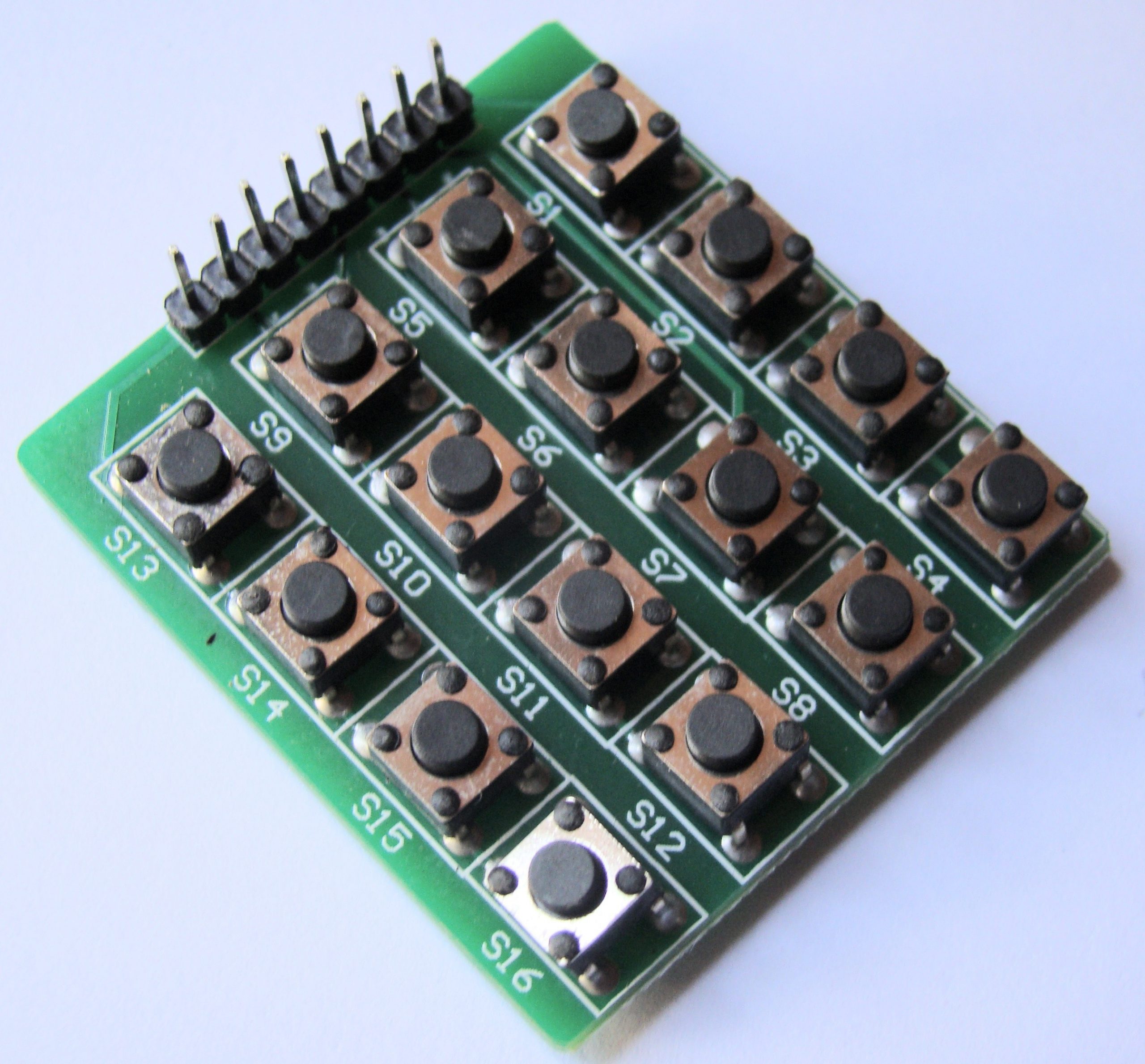 Small Size 4x4 Matrix Keypad - Hacktronics