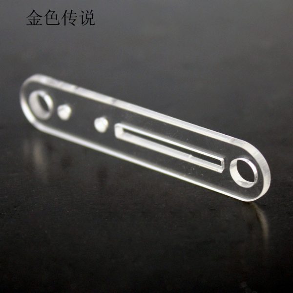 Transparent Plastic Connecting Rod With Holes DIY Walking Robot Crank Connecting Rod - Hacktronics
