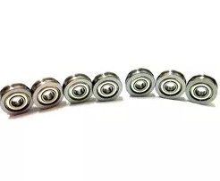 U-Shaped Groove Guide Pulley Bearing U604ZZ With U Groove 604U 4x13x4 - Hacktronics