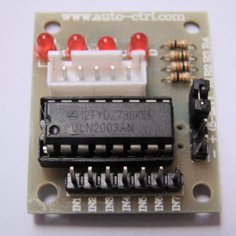 ULN2003 Stepper Motor Driver Board with LED Indicators - Hacktronics