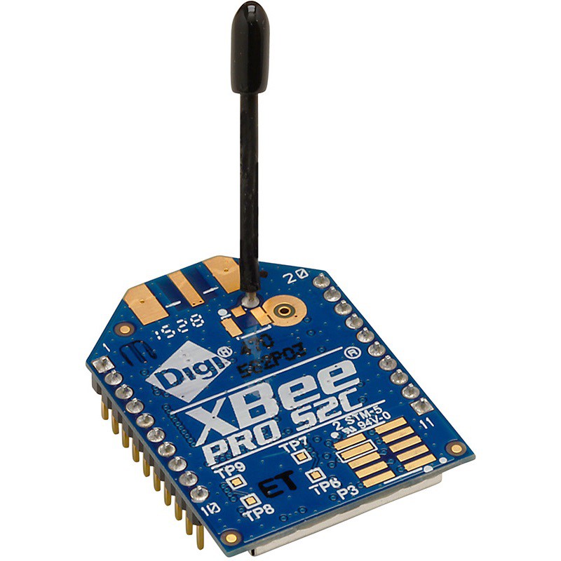 XBee Pro Module - ZB Series 2SC - 63mW with Wire Antenna - XBP24CZ7WIT ...