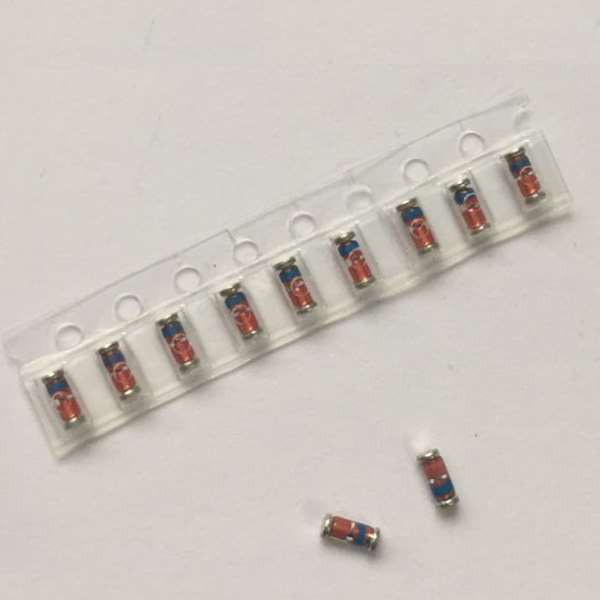 ZMM4733A 1W 5.1V Cylindrical Glass Package 5.1 Volts LL-41 Zener Diode ...