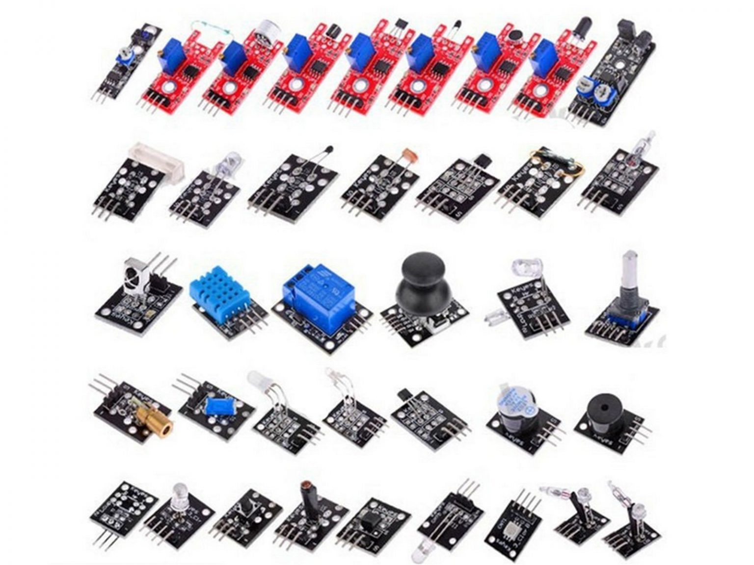 37 In 1 Sensor Module Board Set Kit For Arduino and Raspberry Pi ...