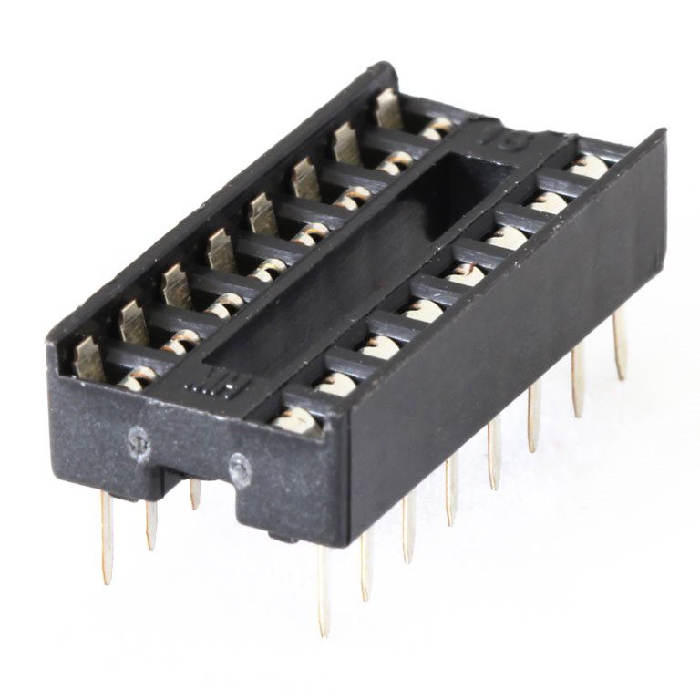 16 Pin DIL IC Socket DIP-16 - Hacktronics