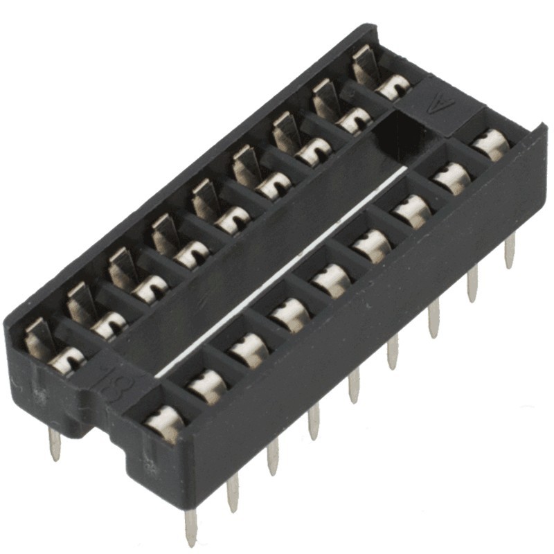 18 Pin DIL IC Socket DIP-18 - Hacktronics